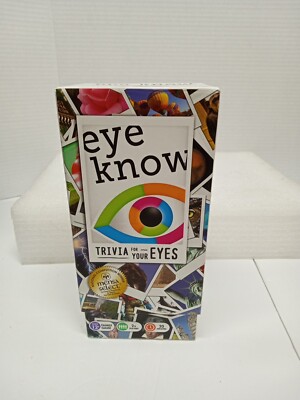 Eye Know Trivia For Your Eyes 2+ Players ages 12+ Mensa Select | eBay