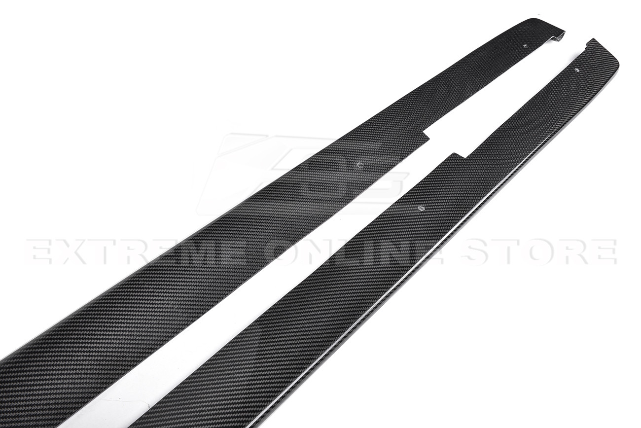 For 13-Up Lexus GS-Series Lexon Style CARBON FIBER Side Skirts Panel ...