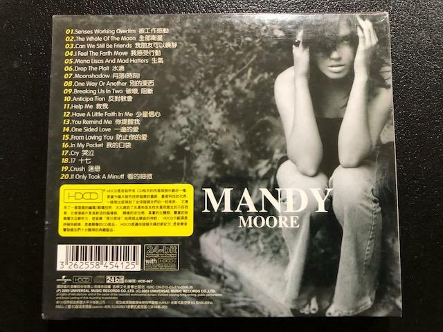 Mandy Moore - Coverage (HDCD 24 Bit Import CD) 20 Tracks New Sealed | eBay