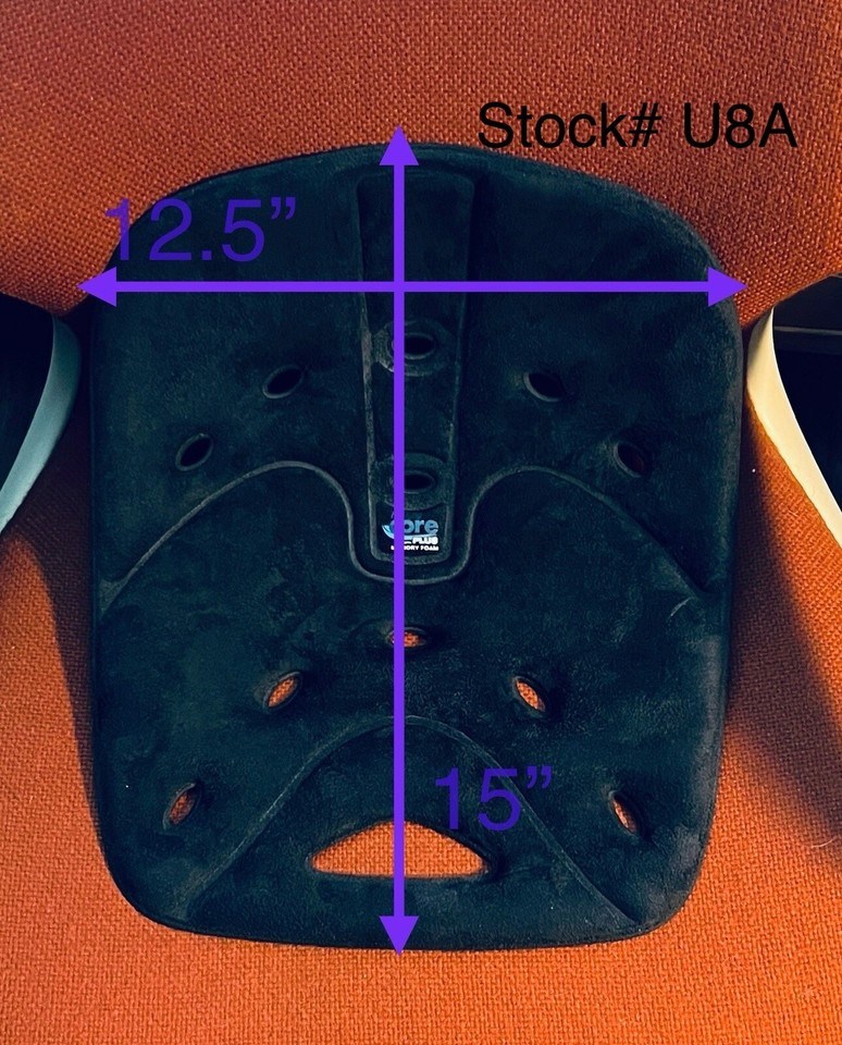 BackJoy Core Traction Plus Memory Form Posture Support Cushion | eBay