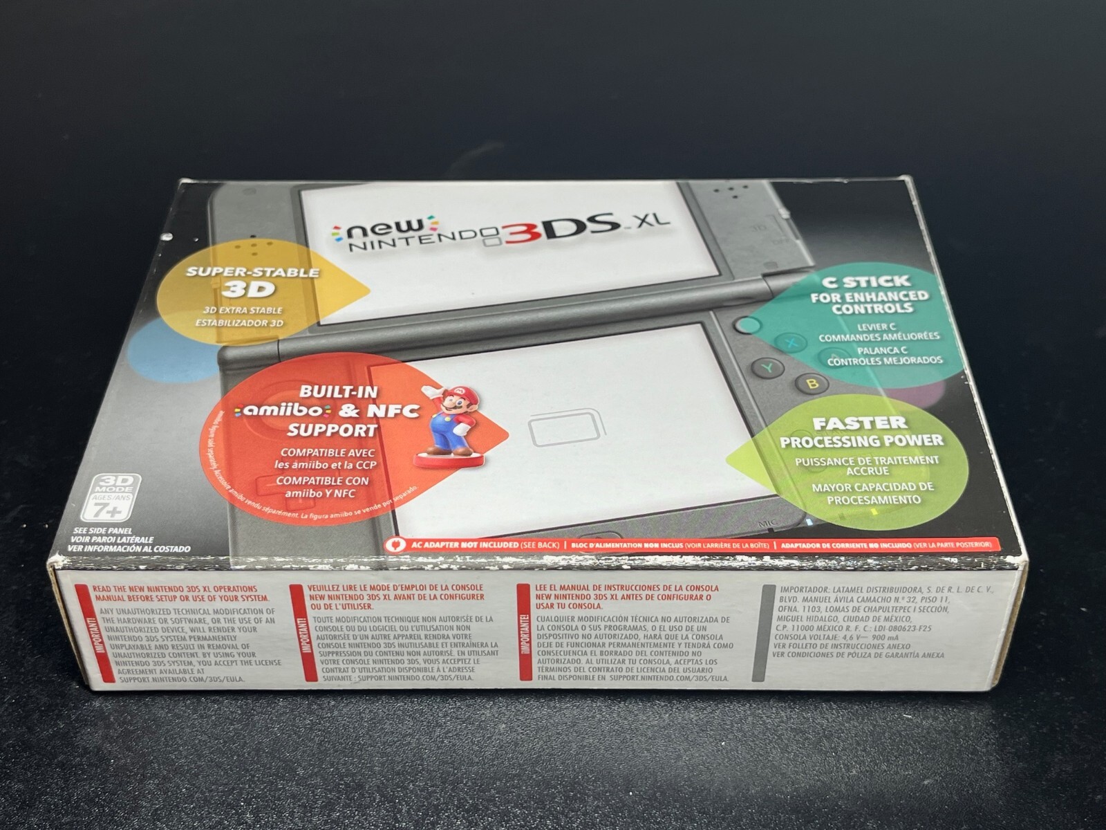 Nintendo New 3DS XL 4GB Handheld Gaming System - Black for sale online ...