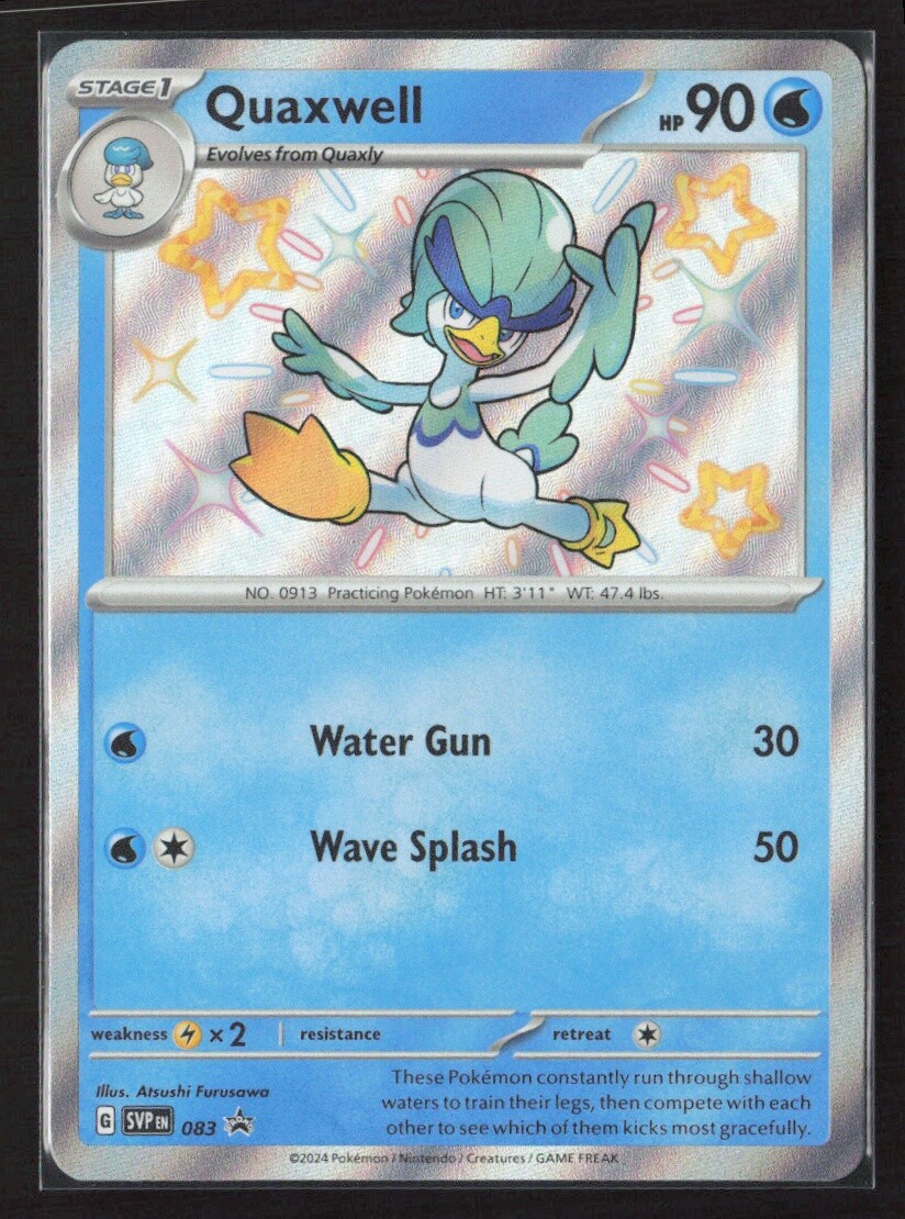 Pokemon SV: Scarlet & Violet Promo Cards Quaxwell Promo #083 | eBay