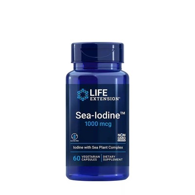 LIFE EXTENSION IODE MARIN 1000 MCG (60 CAPSULES VÉGÉTALES) | eBay