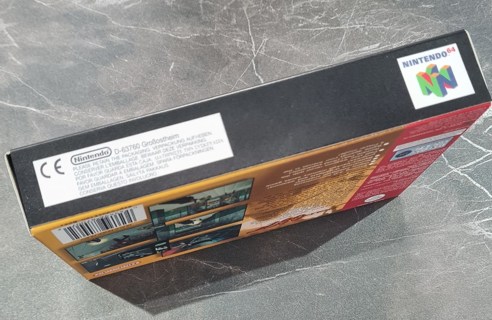Goldeneye Custom Display Box & Tray - UK PAL - N64 Case (Handmade ...