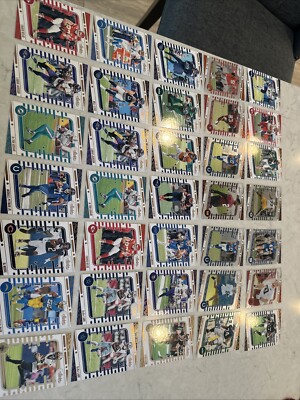 Lot of 35 Orange Parallel Cards From Absolute Football 2024 Vets And ...