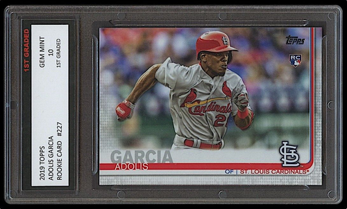 Adolis Garcia 2019 Topps 1st Graded 10 MLB Rookie Card #227 St. Louis ...