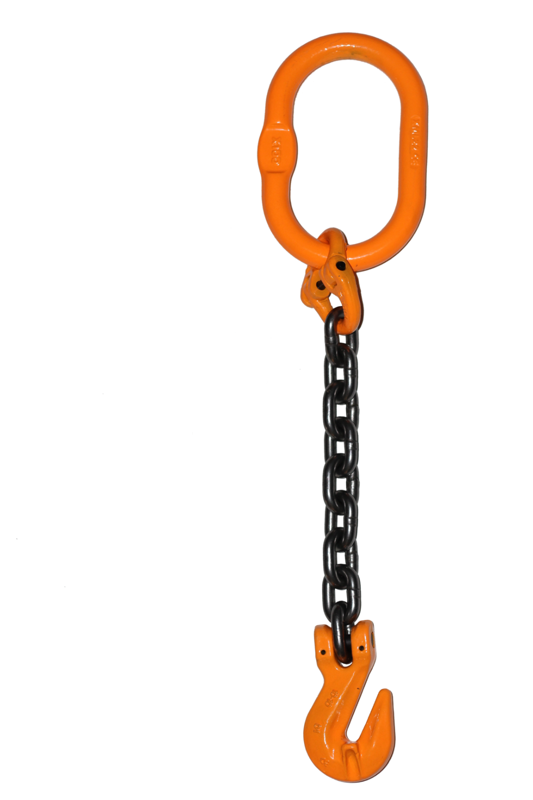 1/2" x 20' ft Lifting Chain Sling Master Link D Ring Attachment Crane ...