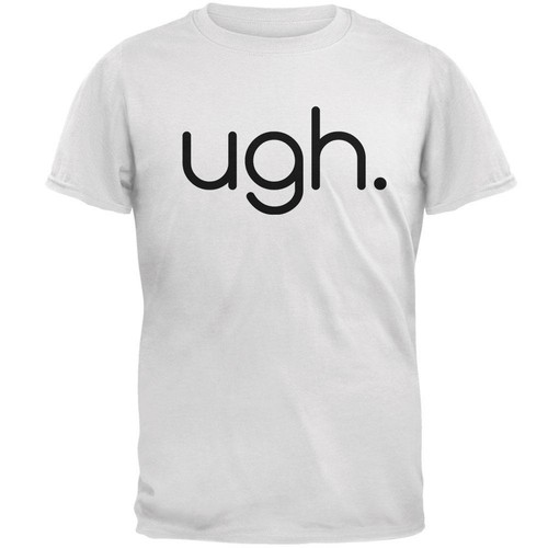 Funny Ugh Expression Mens T Shirt | eBay
