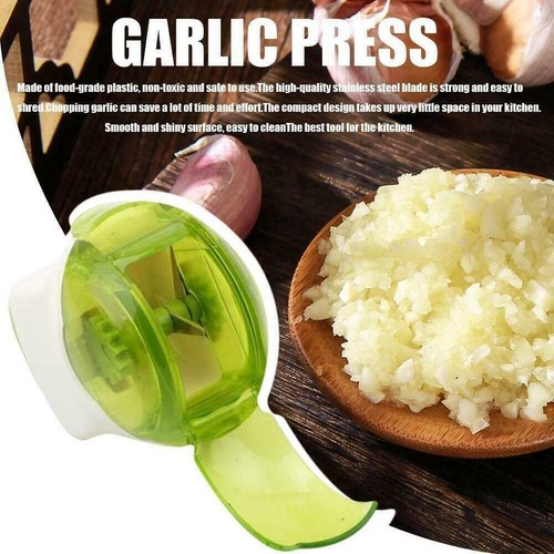Press Kitchen Tool Garlic Cutter Roller Herb Slicer Onion Crusher Food ...