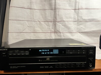 Used Sony CDP-C425 5-Disc Carousel System CD Player Tested Working No ...