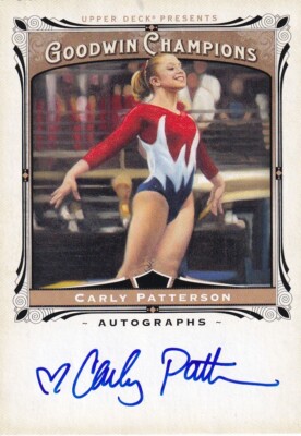 2013 Goodwin Champions Cathy Patterson Autograph auto USA Olympic Team ...