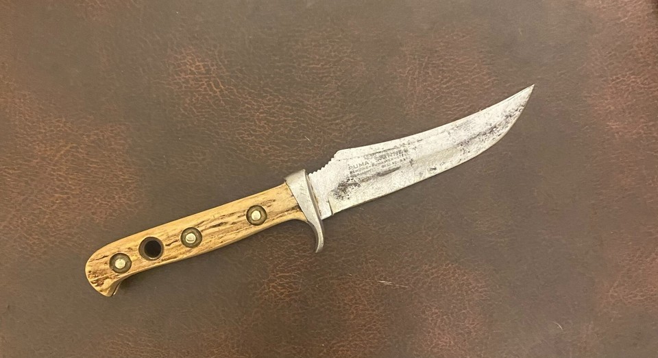 Puma 6393 Skinner Knife Germany – Stag Handle w/ Sheath – Good ...