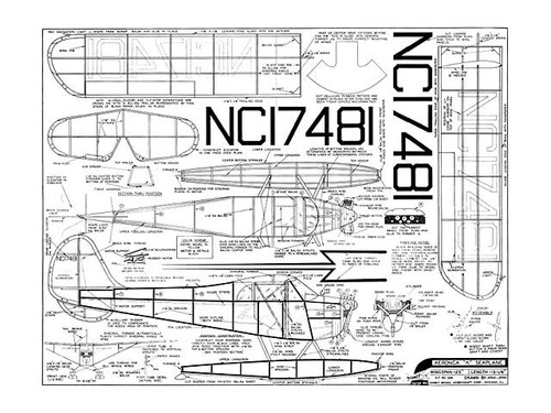 Aeronca K Seaplane Free Flight Rubber Power 25" WS Model Airplane ...