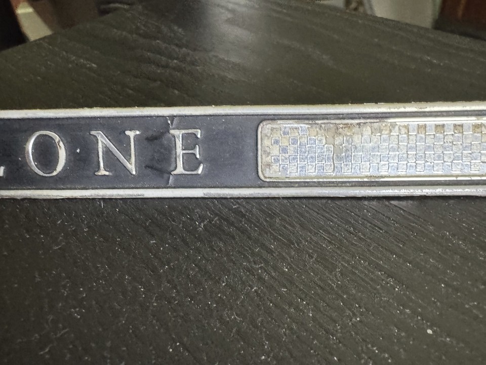 vintage OEM 1968-1969 Mercury -- CYCLONE -- dash emblem RARE! | eBay