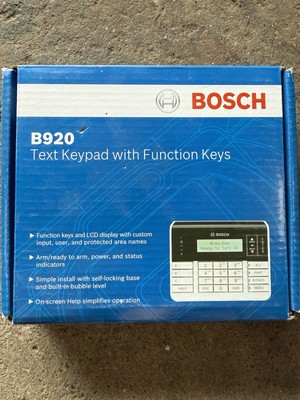 Bosch B920 Text Keypad with Function Keys - LCD Display | eBay