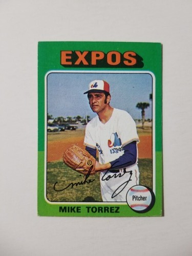 MIKE TORREZ 1975 TOPPS MINI BASEBALL CARD #254 MONTREAL EXPOS | eBay