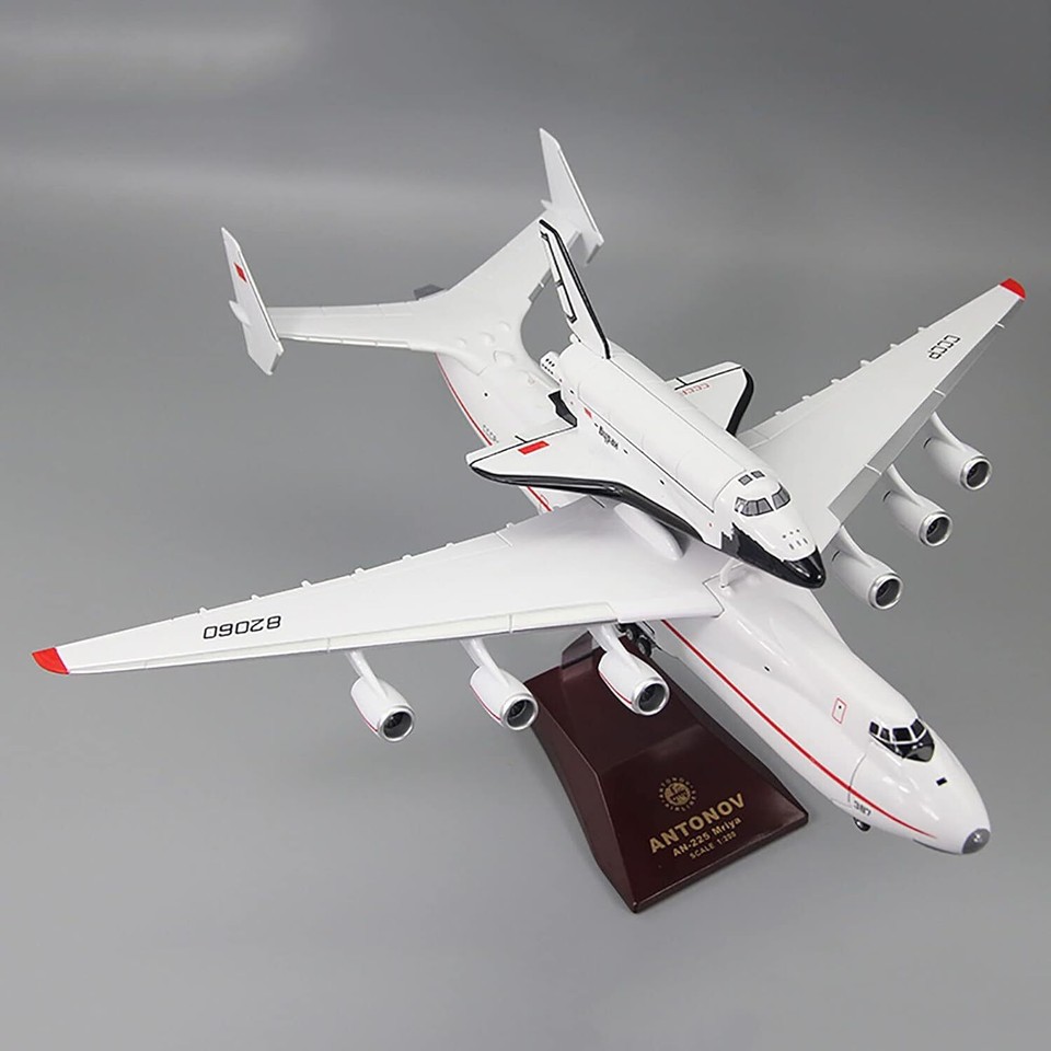 1:200 Scale An-225-CCCP Aircraft Model The Space Shuttle Buran Antonov ...