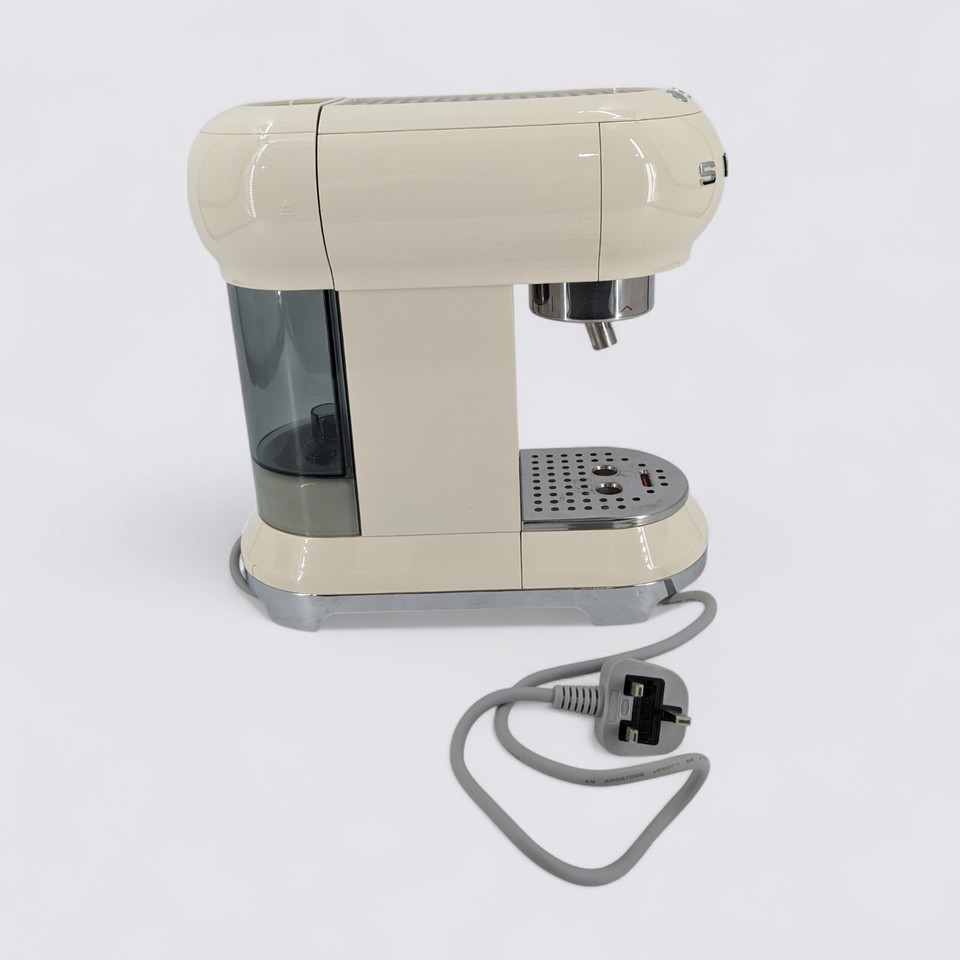 SMEG 50's Retro Style Espresso Coffee Machine Cream - **Read ...