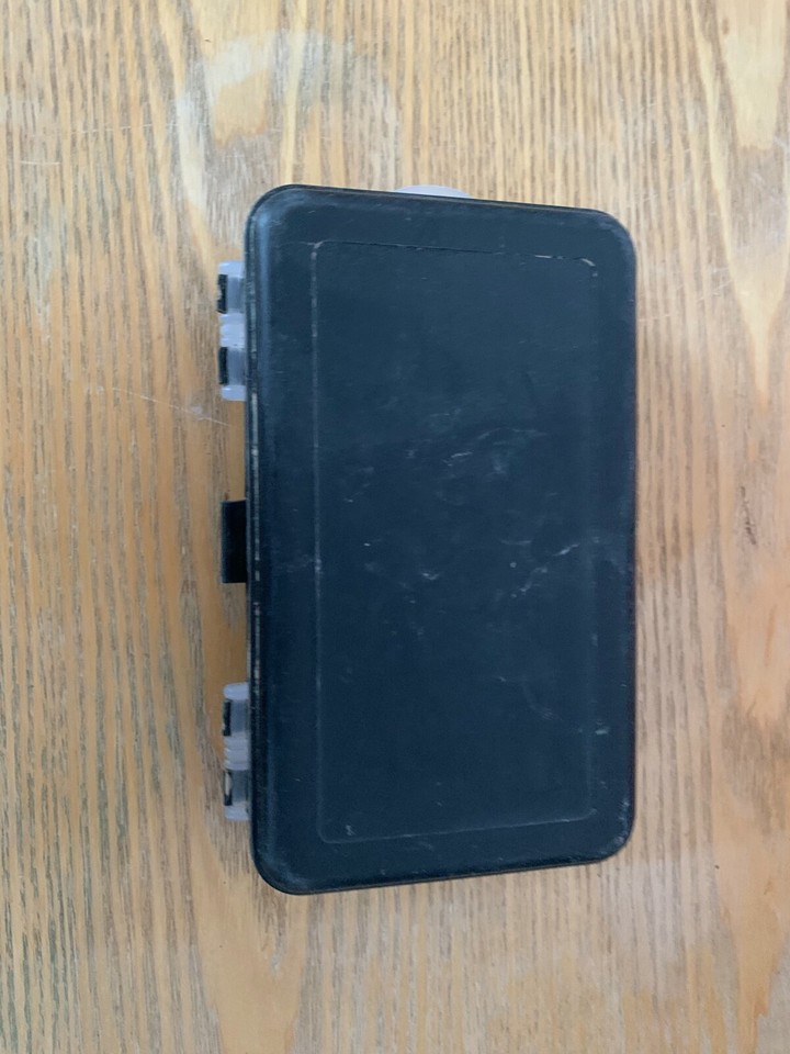 Raven black / white multi part metal detecting finds box in excellent ...