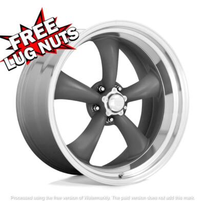 15 inch 15x7 American Racing VN215 TORQ THRUST II GRAY wheels 5x4.75 -6 ...