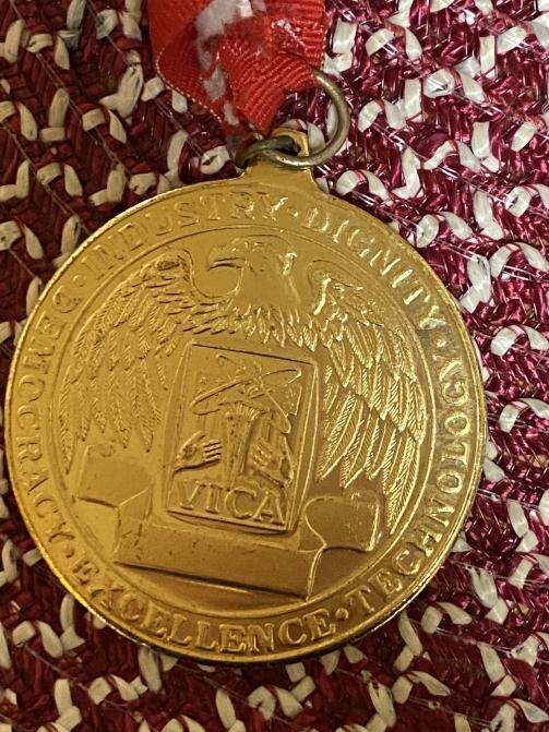 United States Skill Olympics VICA Pennsylvania Gold Medal & Ribbon | eBay