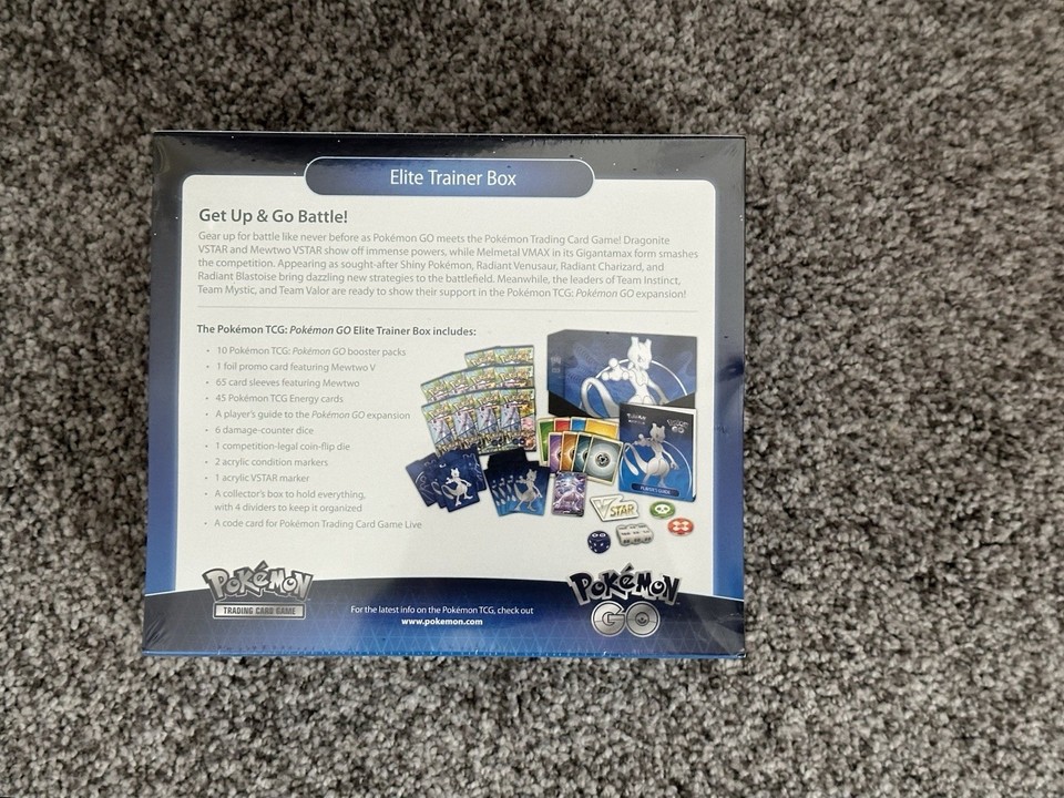 Pokemon TCG: Sword & Shield Pokemon GO ETB Elite Trainer Box ETB ...