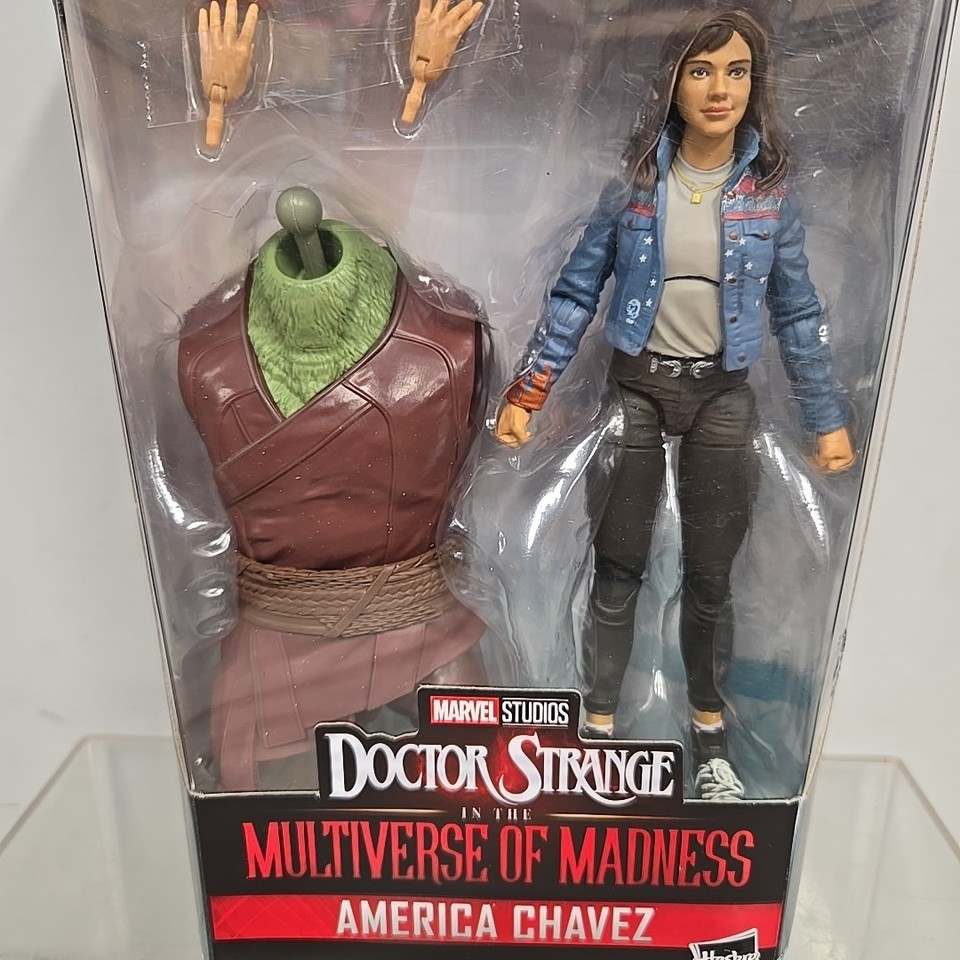 Marvel Legends Series America Chavez 6" Figure Mutiverse Of Madness Dr ...
