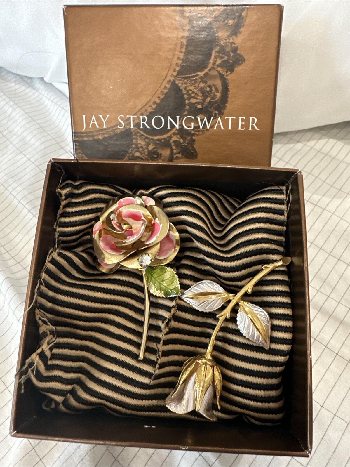 jay strongwater pin flower brooch | eBay