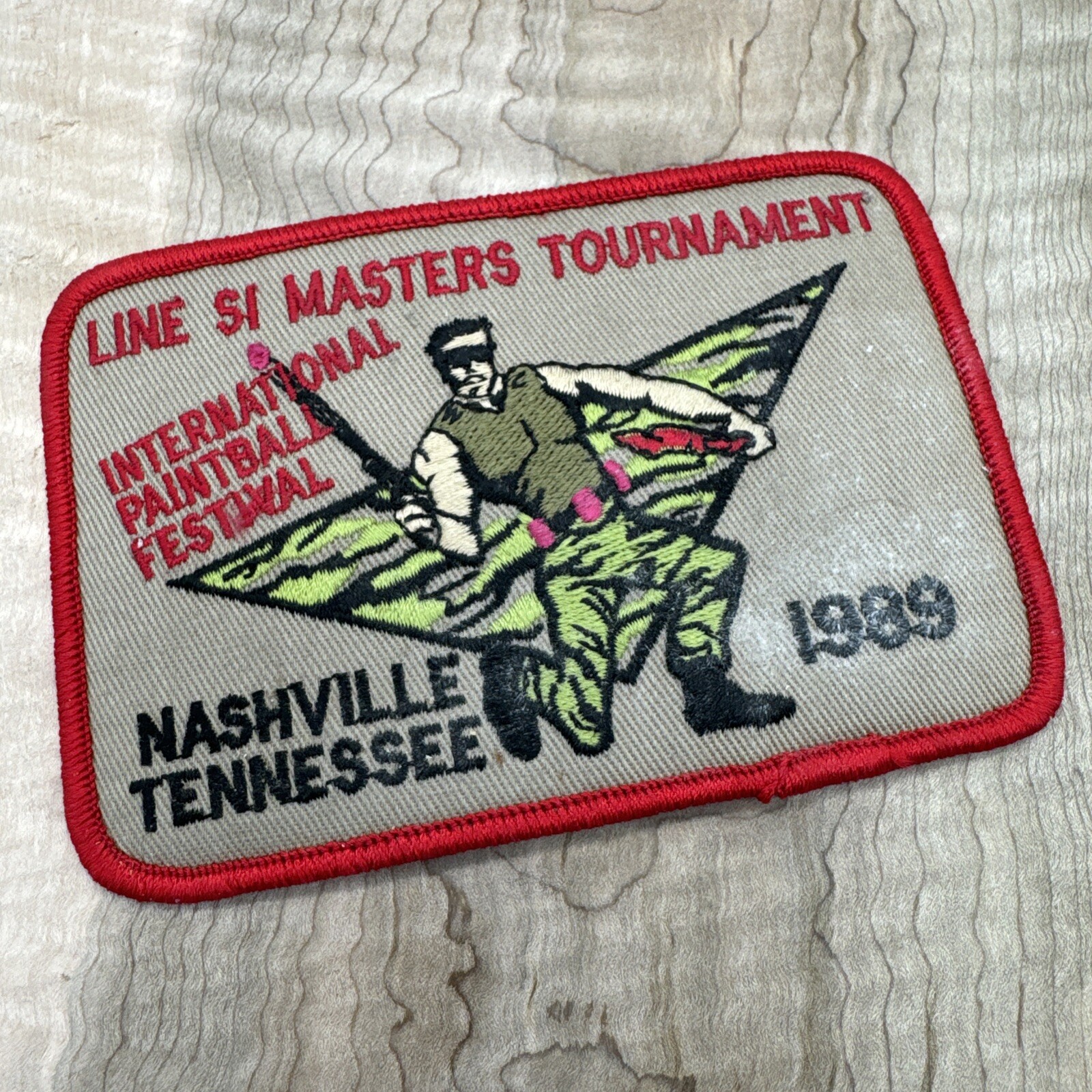 Old School Vintage Paintball Patch 5”x3.25” 1989 Line SI Masters ...