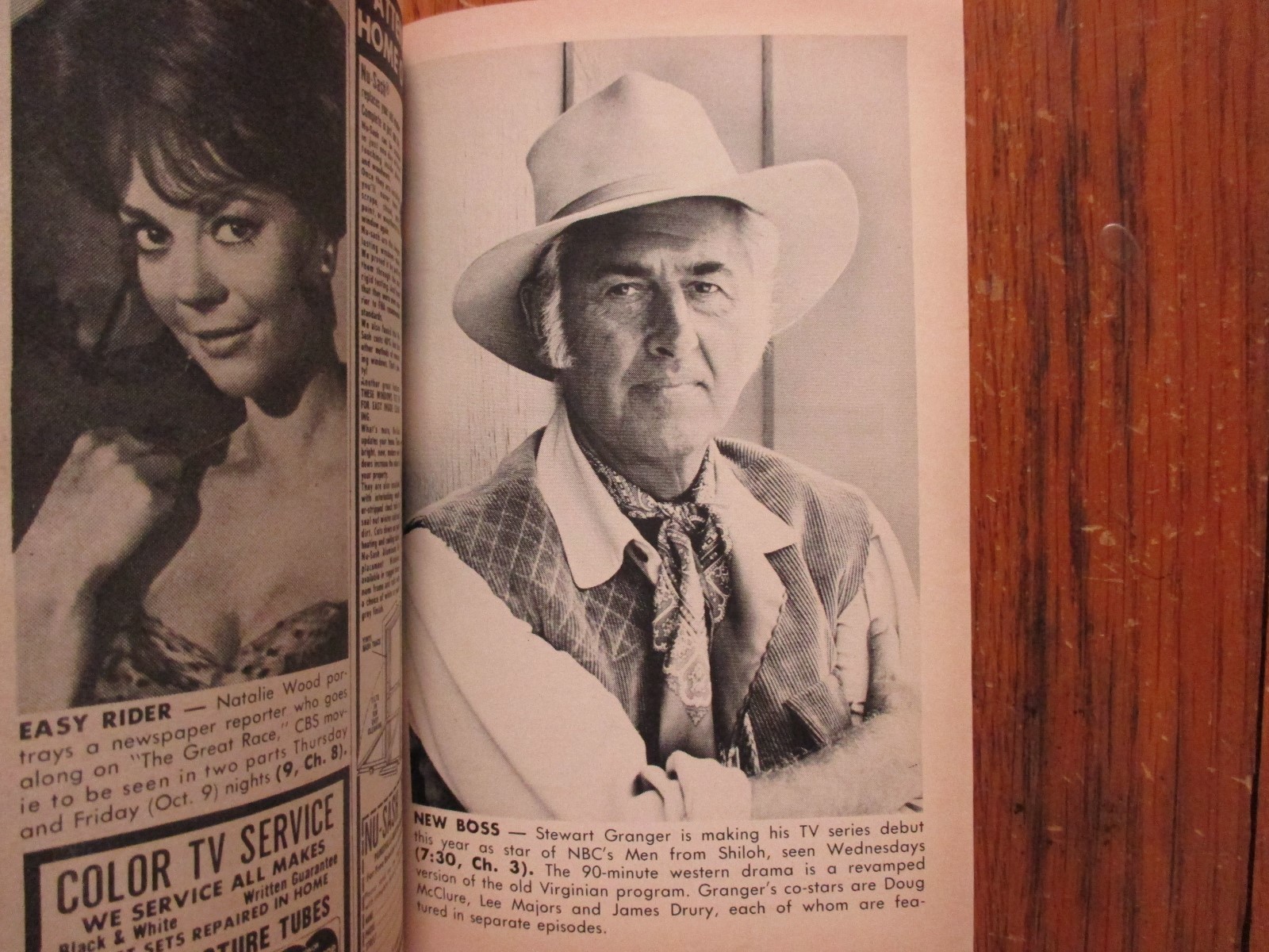 Oct-1970 Cleveland Press TV Maga(SHEILA LARKIN/ROBERT FOXWORTH/LESLEY ...