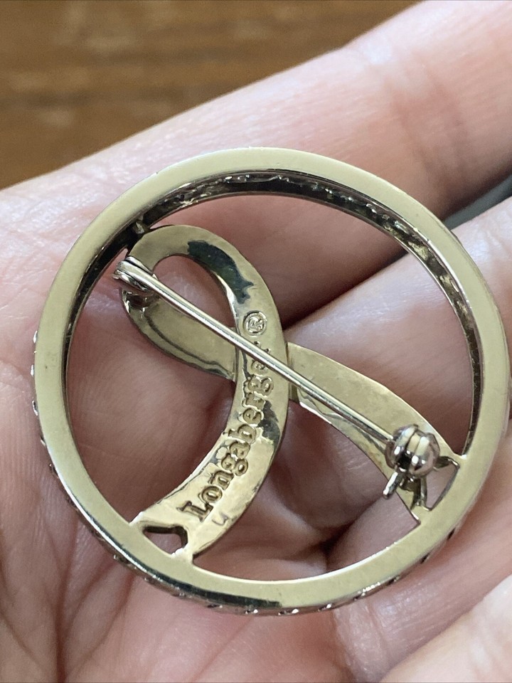 VTG Longaberger Horizon of Hope Brooch Pin Ribbon Breast Cancer | eBay