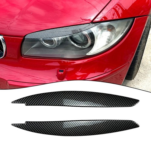 Stylish ABS Carbon Fibre Style Eyelid Stickers for BMW 1 E87 E88 E81 ...