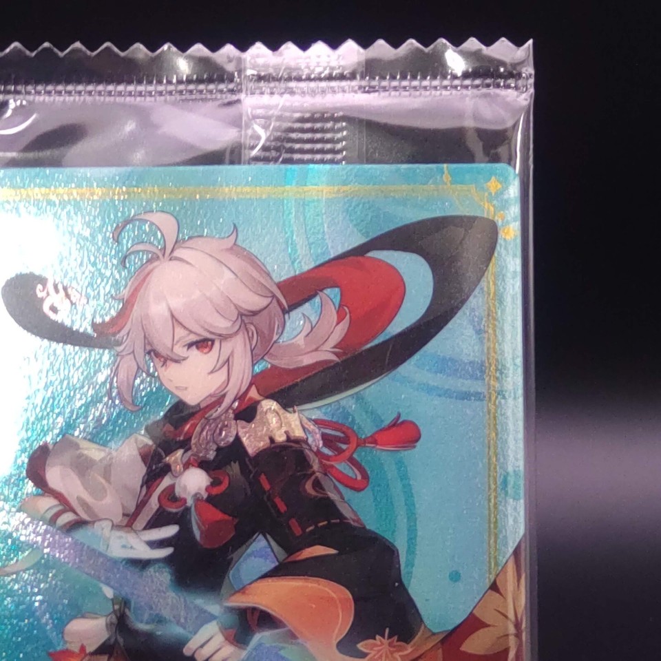 Kaedehara Kazuha Bandai Genshin Impact Wafer Cards Foil Japan Unopened ...