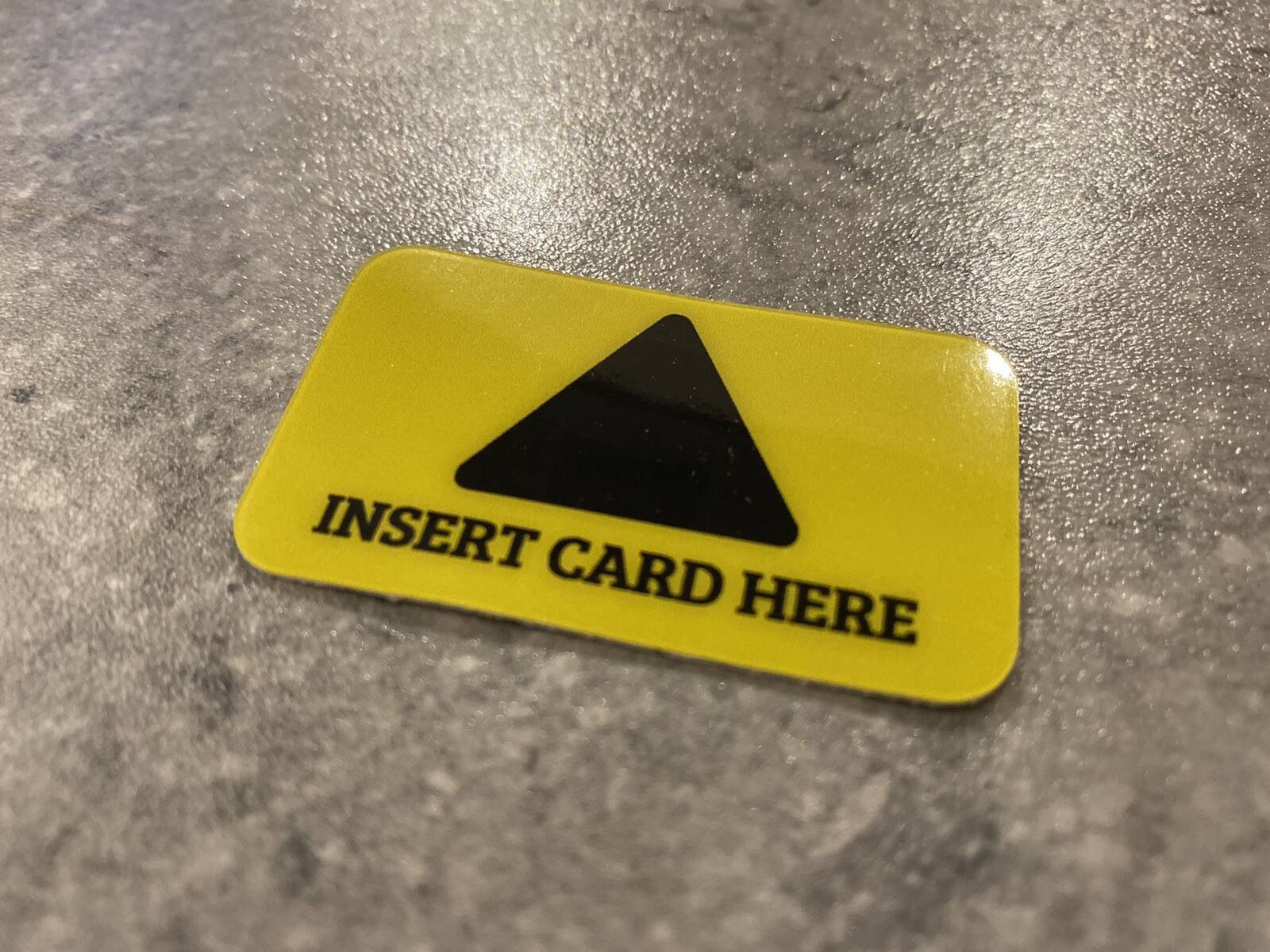 LEVC Zettle Lopay Card Machine “Insert Card Here” Quality Sticker.Decal ...