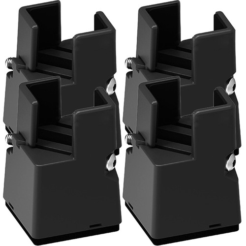 4 Pcs Heightened Table Mat Furniture Lift Riser Bed Foot Raiser Lifters ...