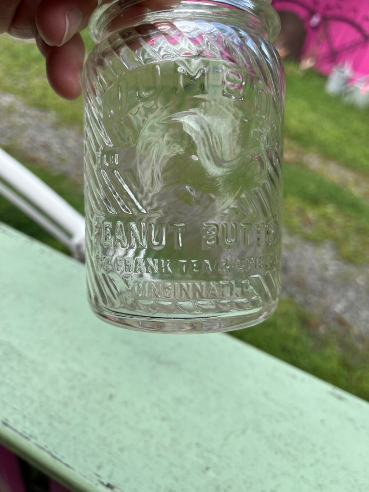 Vintage 1 Lb Jumbo Peanut Butter Jar (No Lid) Jumbo Elephant Cincinnati Ohio | eBay