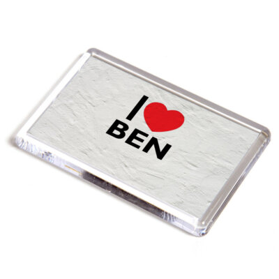 FRIDGE MAGNET - I Love Ben - Boys Name Gift | eBay UK