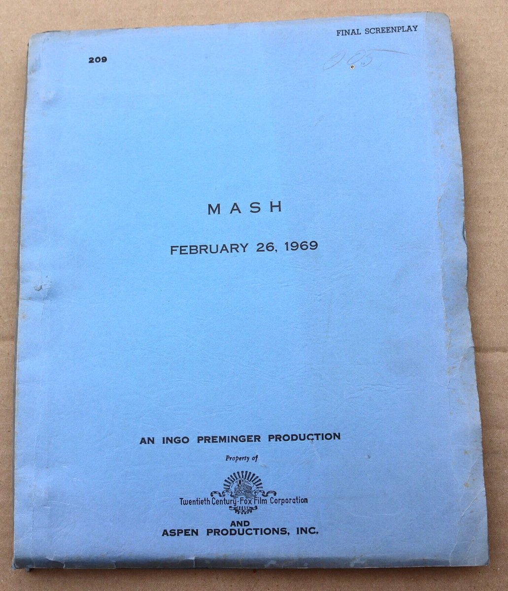 Movie Script Cover