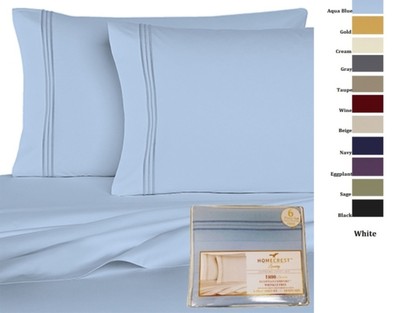 Bed Sheets Luxury Supreme 6 PC Sheet Set Sizes Queen King Assorted ...