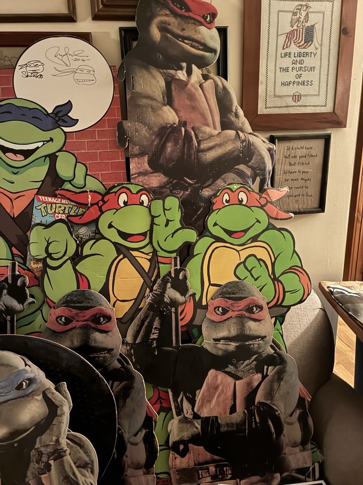 vintage ninja turtles cardboard display standee | eBay