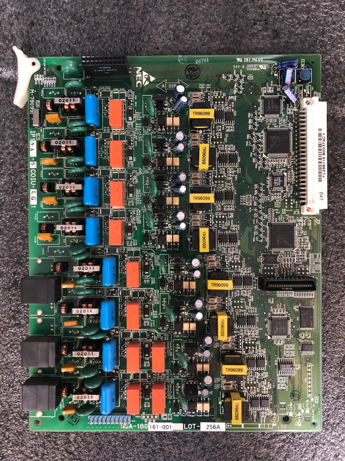 NEC Aspire 8 CO LS/GS TRUNK CARD IP1NA-8COIU-LG1 NSA-180 161-001 M ...