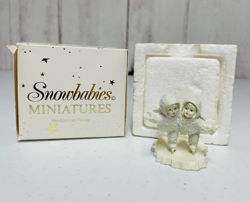 Dept 56 Snowbabies Miniatures We Make A Great Pair 7652-0 | eBay