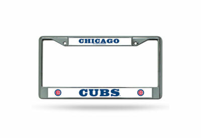 CHICAGO CUBS CHROME LICENSE PLATE FRAME #01 - NEW | eBay