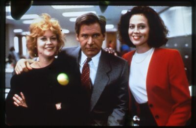 WORKING GIRL CAST Harrison Ford Sigourney Weaver Melanie Griffith SLIDE ...