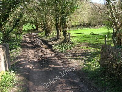 Photo 6x4 Field entrance off old lane to Inglesbatch Englishcombe Just ...