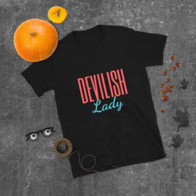 Devilish Lady T Shirt Women's Fashion Personality Funny Novelty ...
