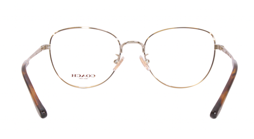 NEW COACH HC 5137 9005 SHINY LIGHT GOLD EYEGLASSES RX 53-18-140 W/CASE ...