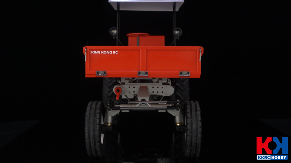 Kingkong RC 1/10 Scale Donkey 2-Speed Rear Engine Tractor W/ Front Dump ...