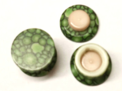 PAIR-Bubbles Green Acrylic Screw On Stash Ear Plugs 12mm/1/2" Gauge | eBay