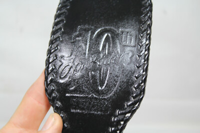 10th Anniversary Harley Low Rider FXLR tank strip strap FXR leather WOW ...